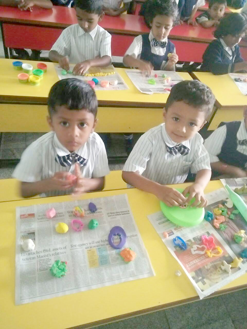 LKG Clay Model Photos - Best cbse school, TC Palya, Bangalore