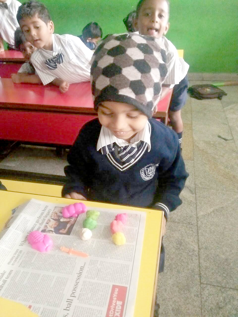 LKG Clay Model Photos - Best cbse school, TC Palya, Bangalore