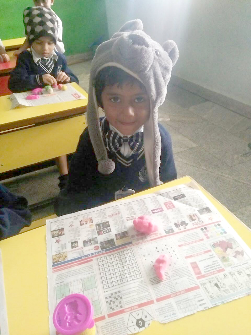 LKG Clay Model Photos - Best cbse school, TC Palya, Bangalore