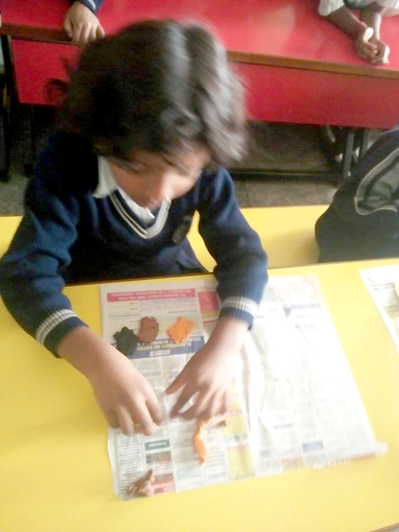 LKG Clay Model Photos - Best cbse school, TC Palya, Bangalore