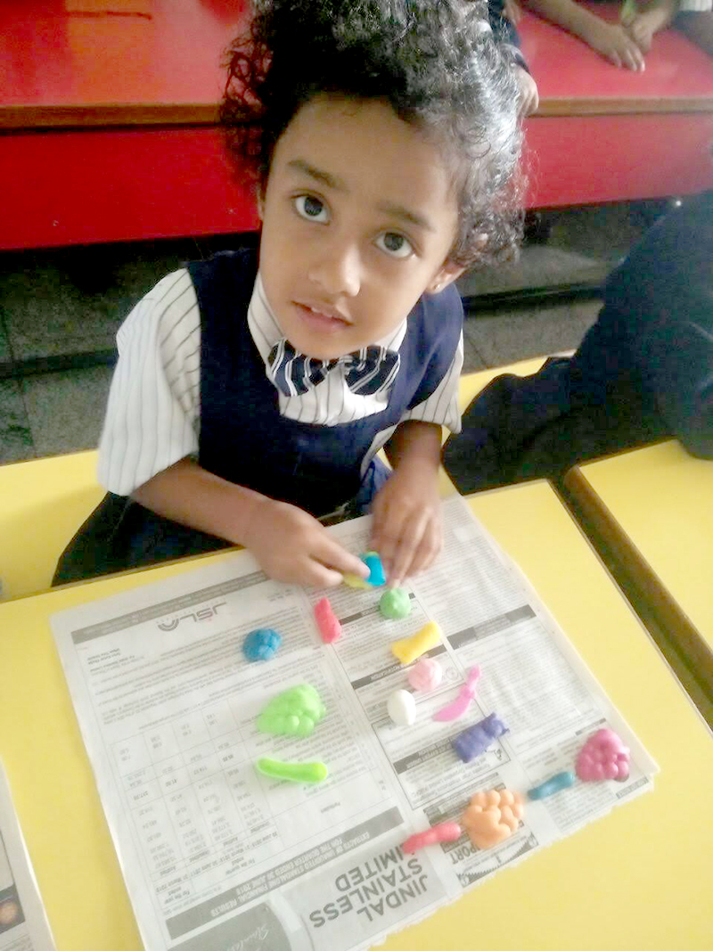 LKG Clay Model Photos - Best cbse school, TC Palya, Bangalore