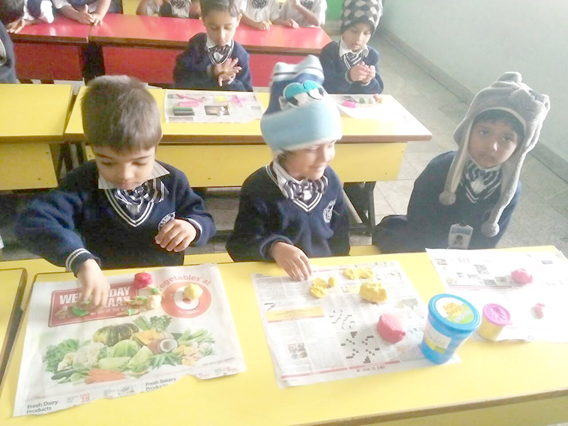 LKG Clay Model Photos - Best cbse school, TC Palya, Bangalore